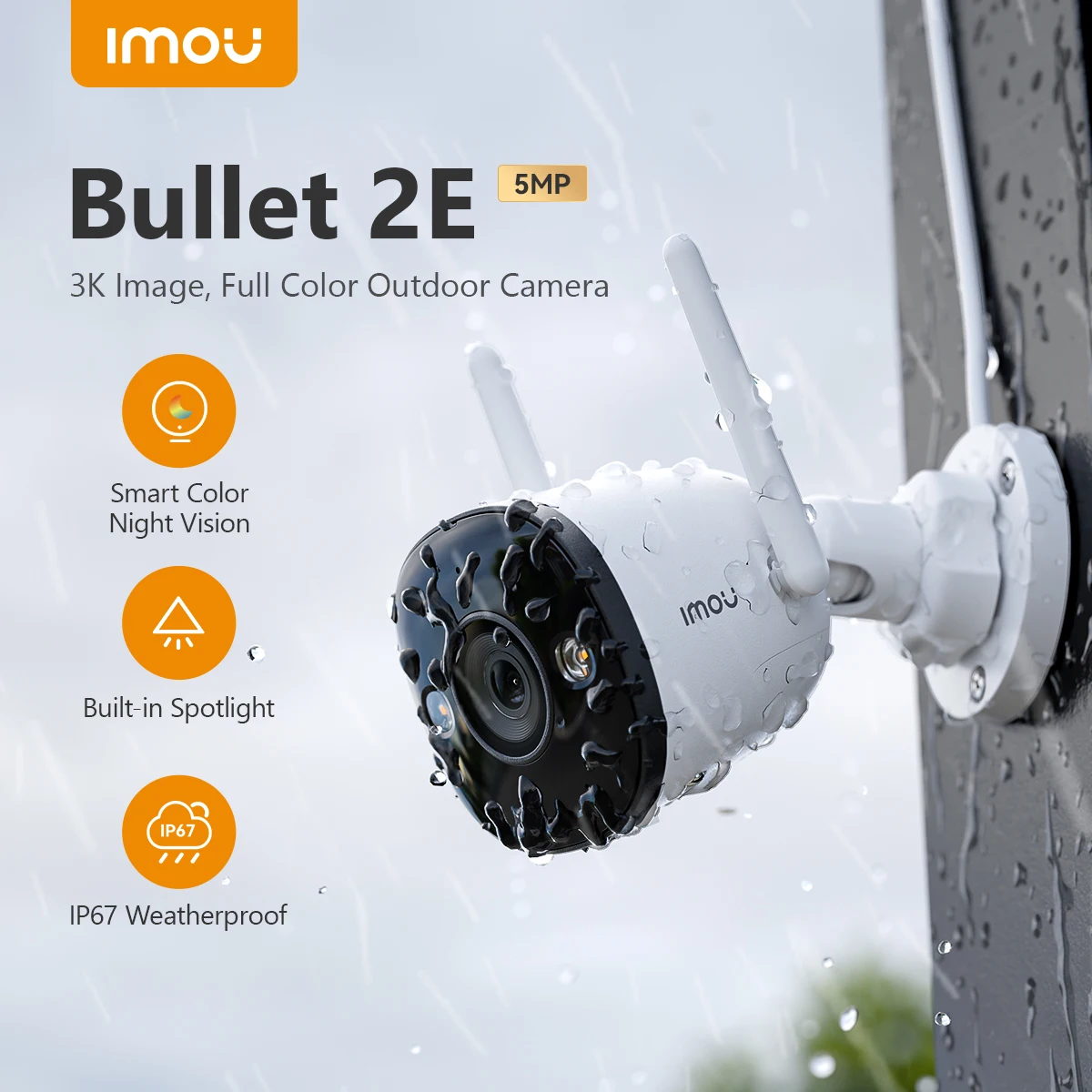 IMOU-Camera-IP-WiFi-Bullet-2E-5MP-Outdoor-IP67-Smart-Human-Detection ...