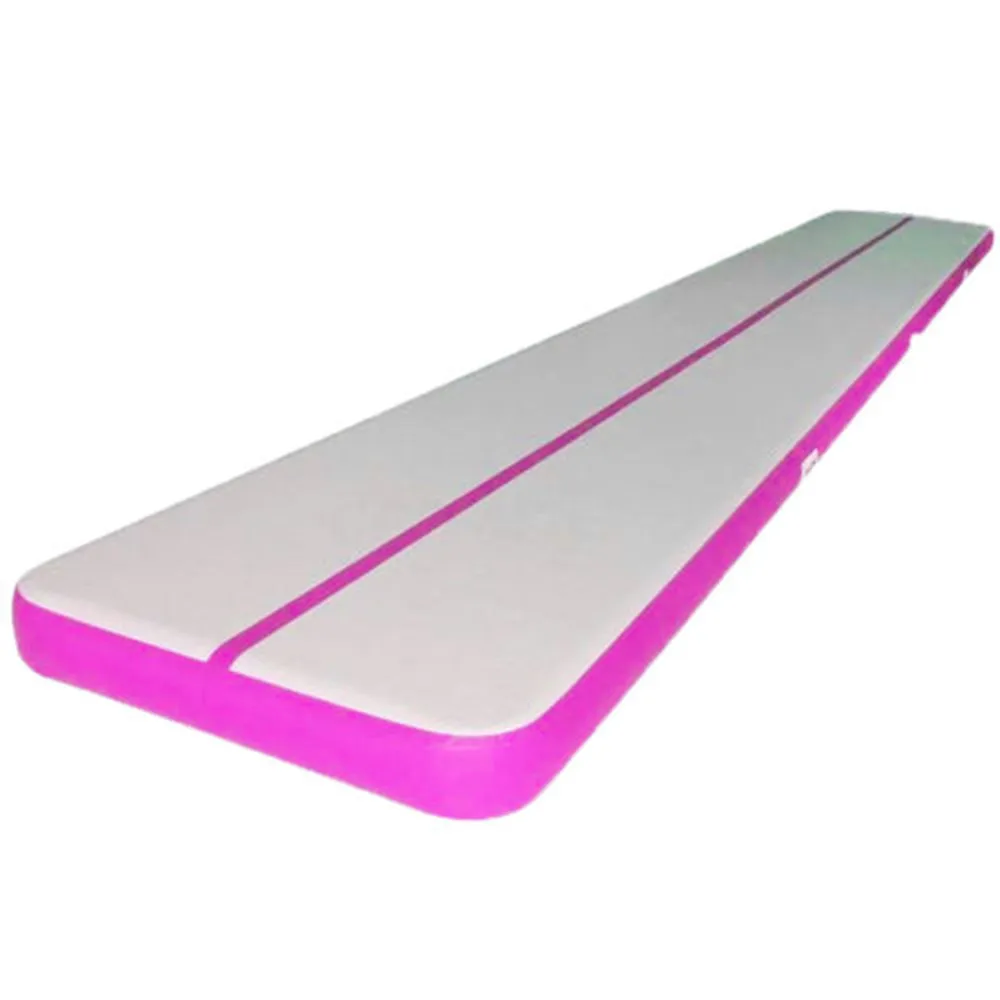 Free Shipping 5m Blue Inflatable Tumble Track Trampoline Air Track ...
