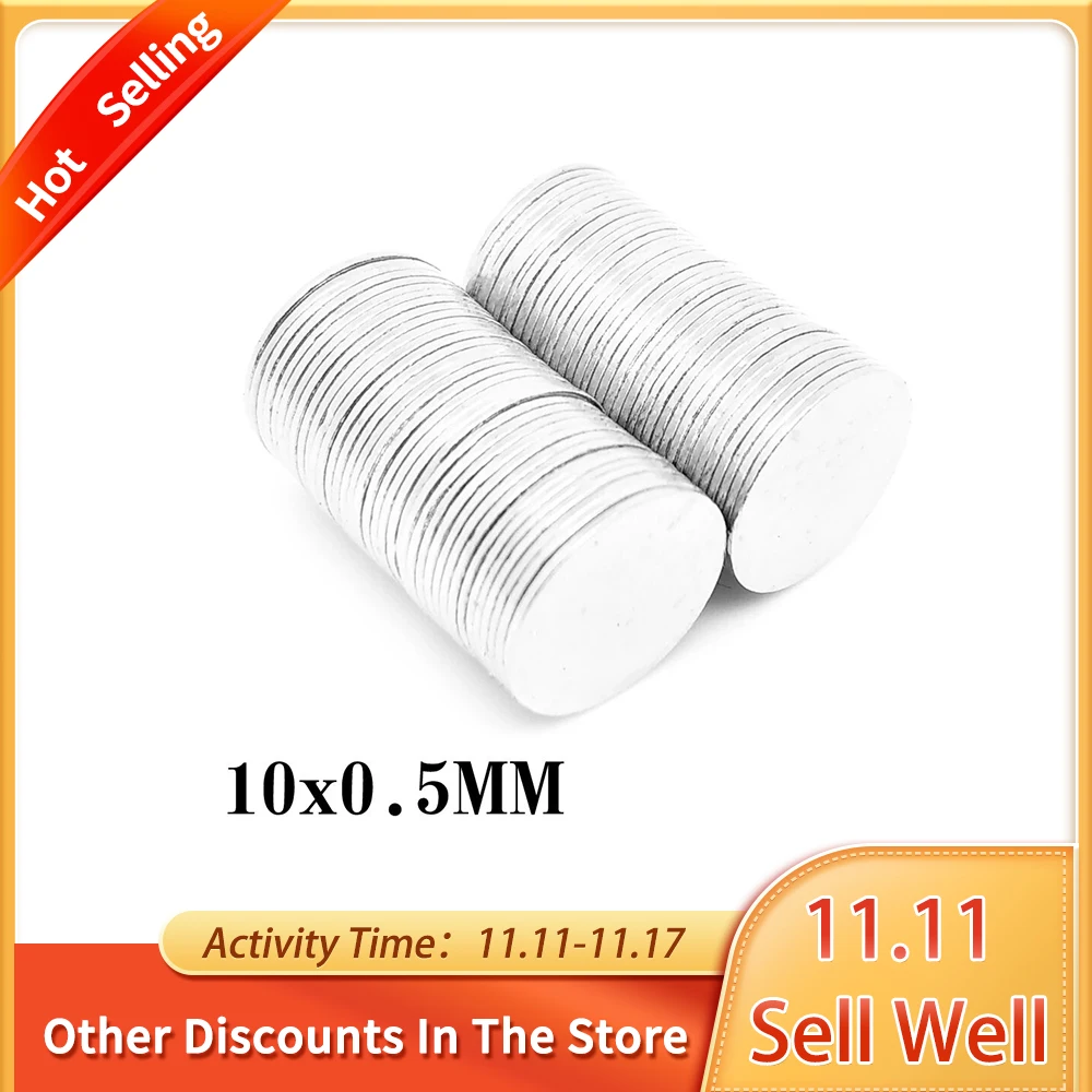 10x0-5mm-Thin-Round-Strong-Magnet-10-X-0-5mm-Neodymium-Permanent-Magnet ...