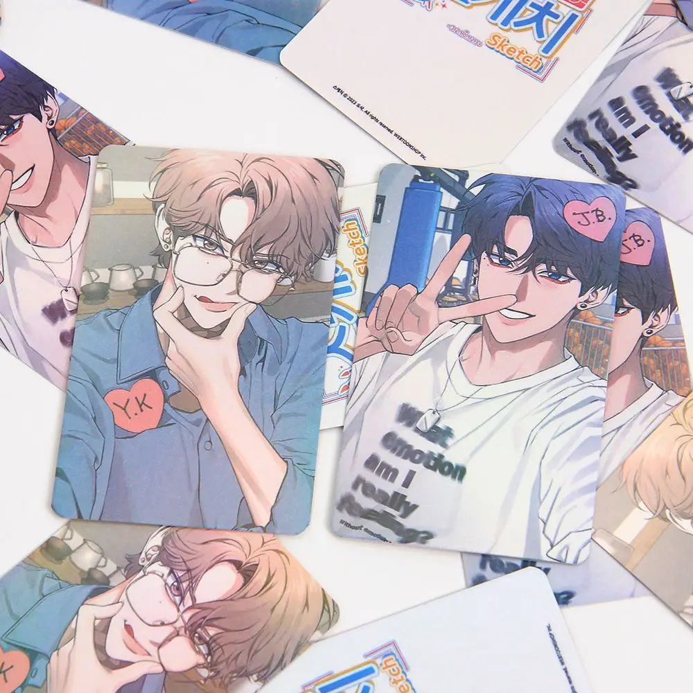 3-16 pcs Korean manhwa Lomo Card Cui Yijing , Li Tongbin Mini Postcard ...