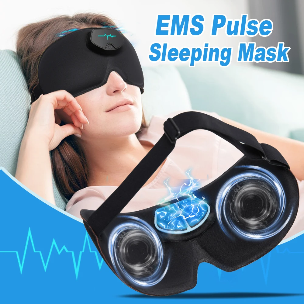 Electric-Pluse-Sleep-Mask-for-Sleeping-Block-Out-Light-Soft-Slee-Aid ...
