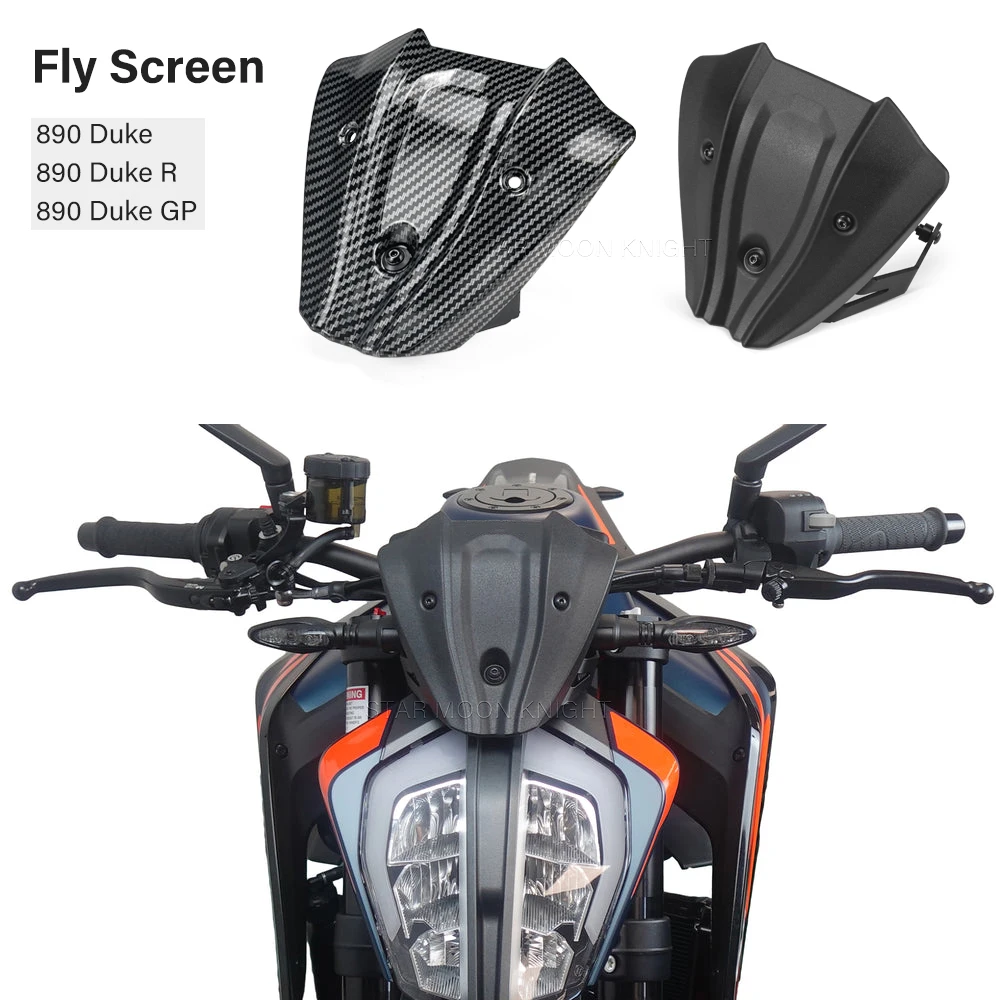 Mini Windshield Windscreen Front Fly Screen Deflector For Duke 890 Duke ...