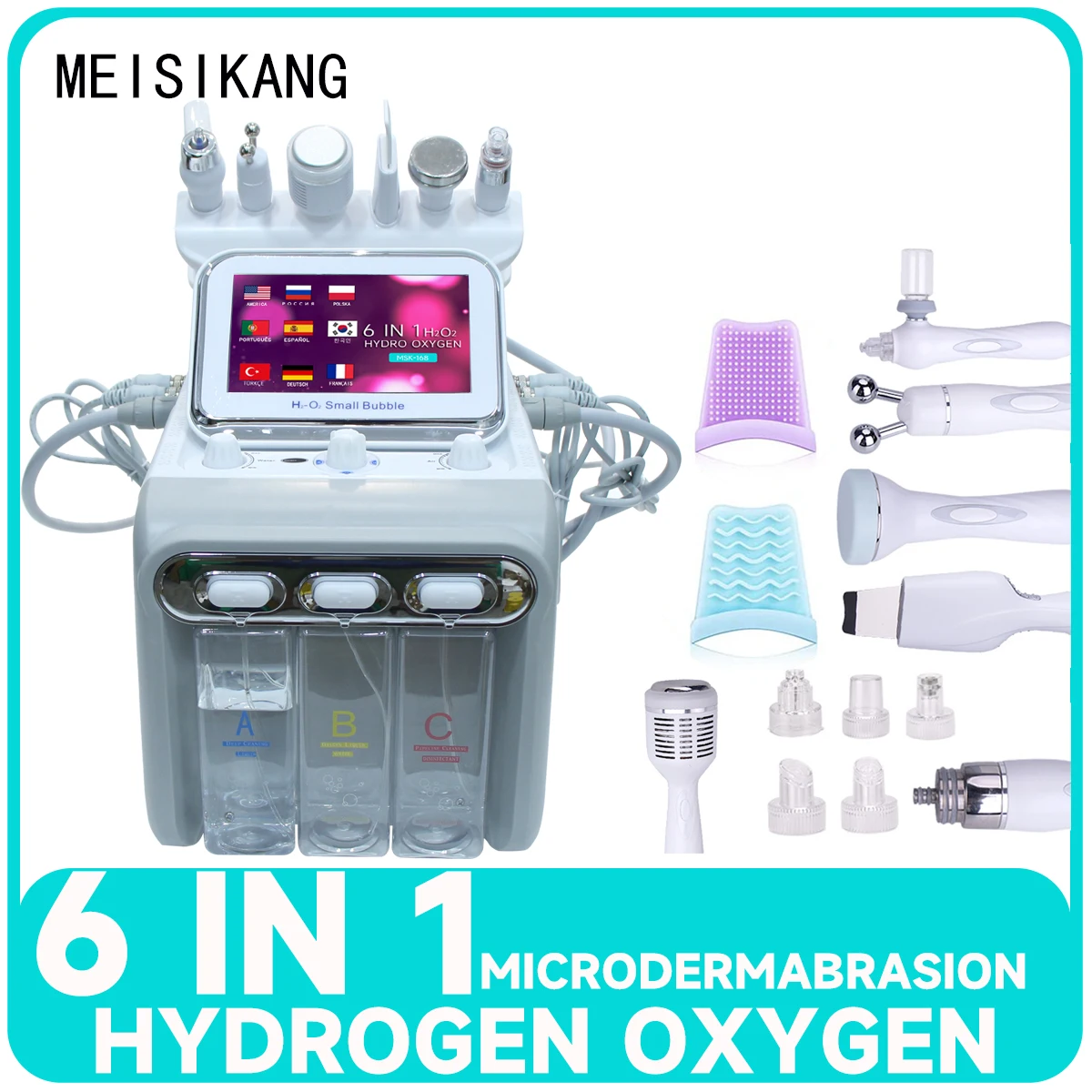 MEISIKANG-6-in-1-RF-Hydro-Oxygen-Aqua-Microdermabrasion-Skin-Cleaning ...