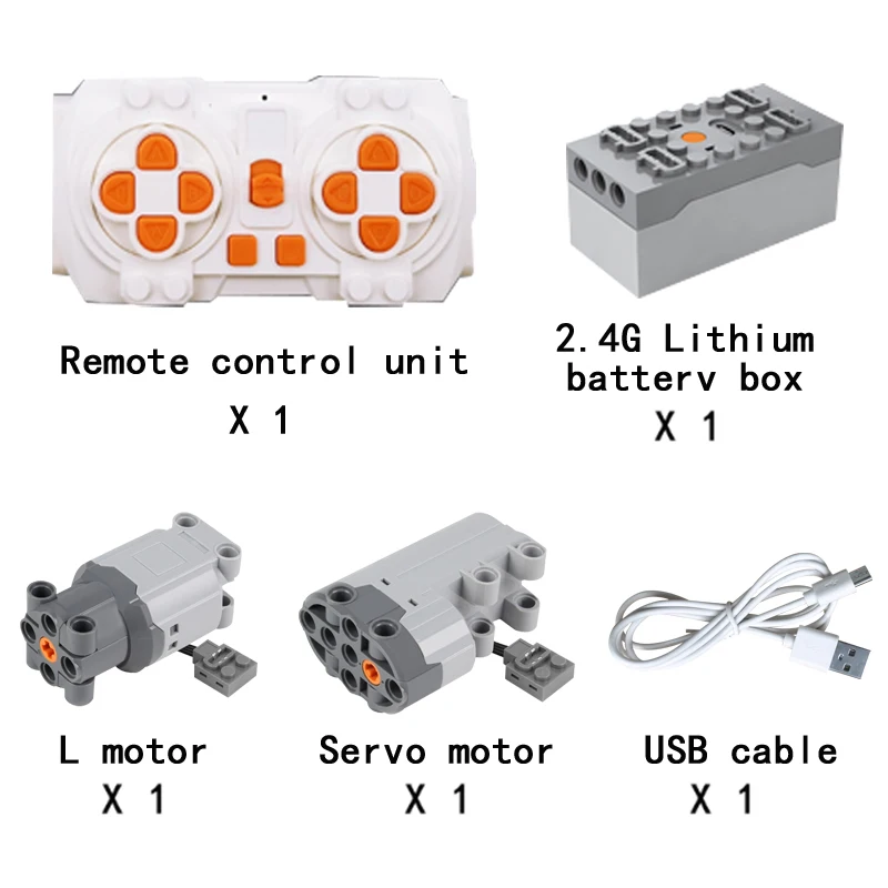 MOC Building block Remote control Motor set 1:14 Science and Technology ...