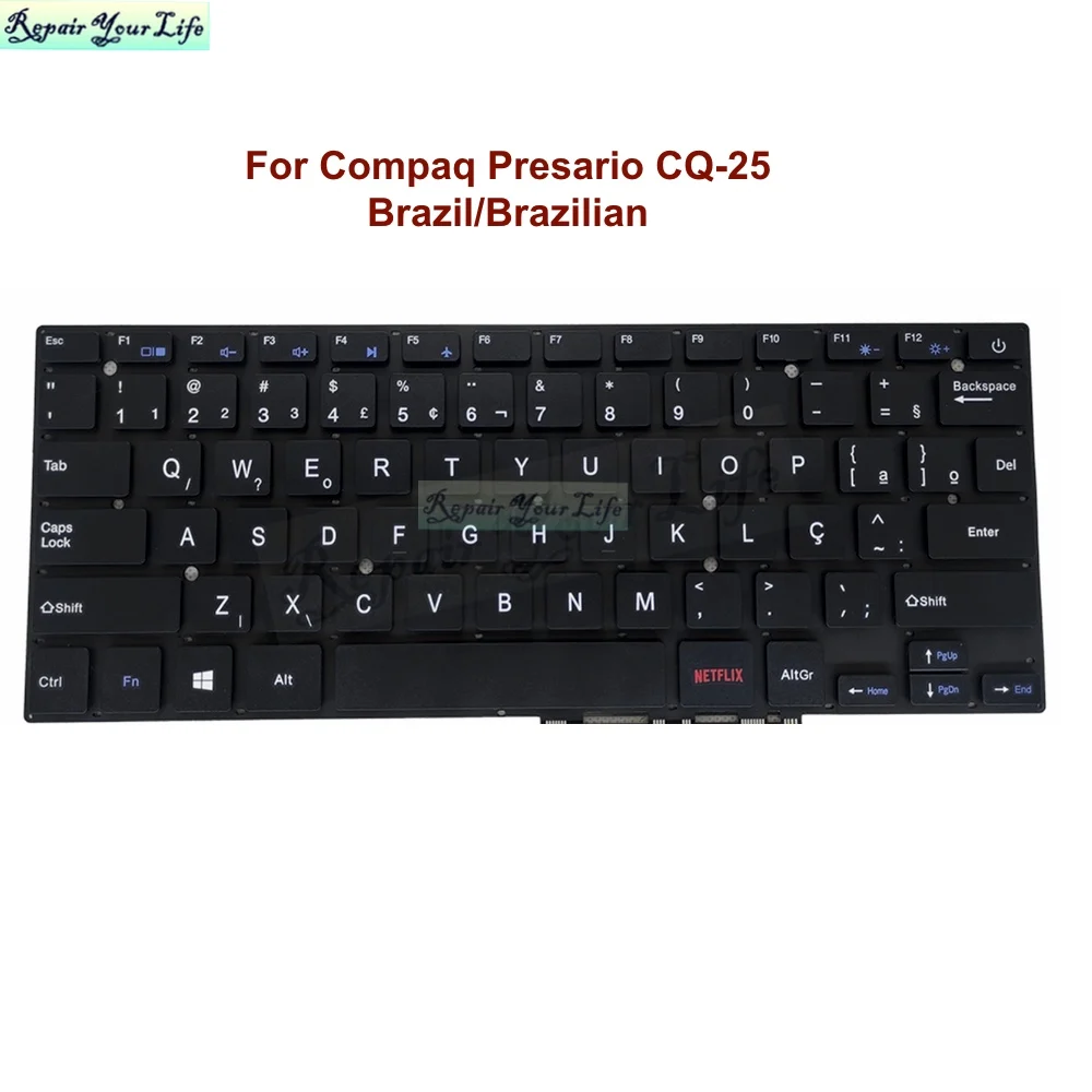 CQ25-CQ27-CQ29-PT-BR-Brazil-Keyboard-for-Compaq-Notebook-Presario-CQ-25 ...