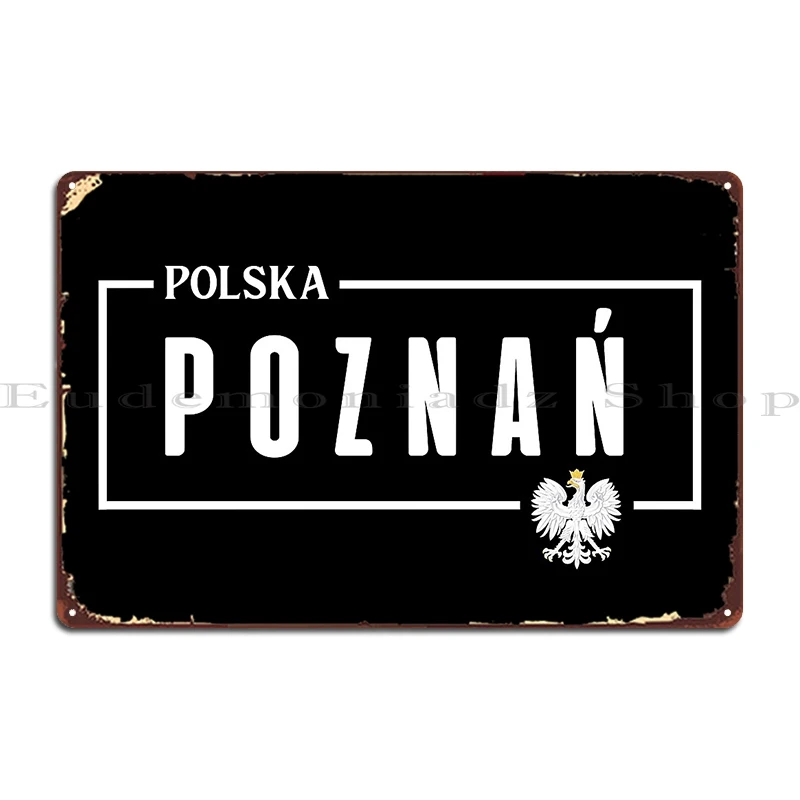 Poznan Poland Metal Sign Cinema Classic Plaques Printed Funny Tin Sign ...