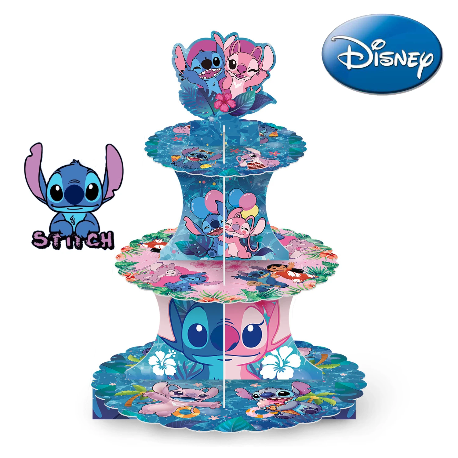 Lilo-Stitch-Cake-Stand-3-Tier-Dessert-Counter-Birthday-Party-Decoration ...