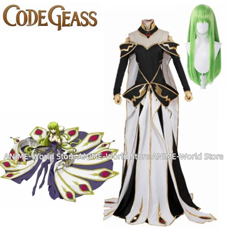 Anime Unisex Cos Code Geass C.C. Emperatriz Lelouch disfraces de ...