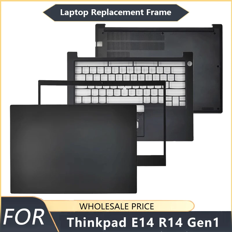 NEW For Thinkpad E14 R14 Gen1 Black Laptop LCD Back Cover/Front Bezel ...