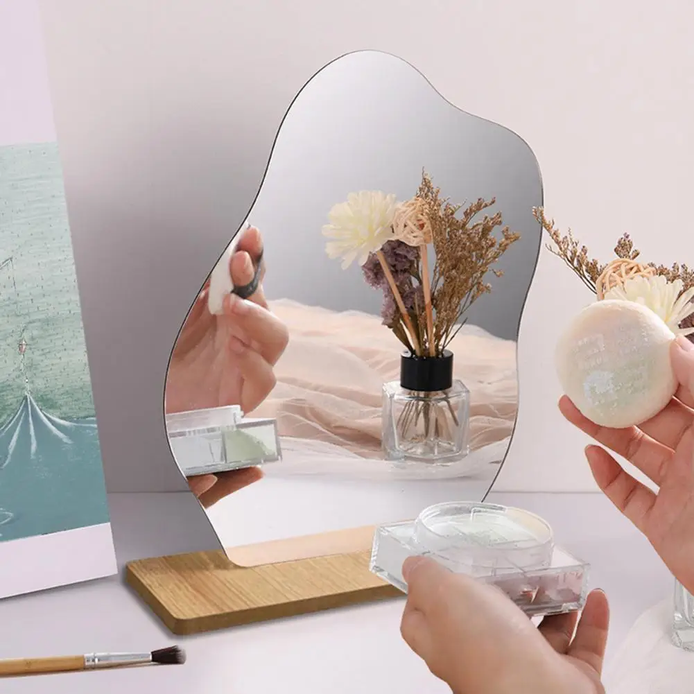 1-Set-Convenient-Desk-Mirror-Acrylic-Table-Makeup-Mirror-Wide ...