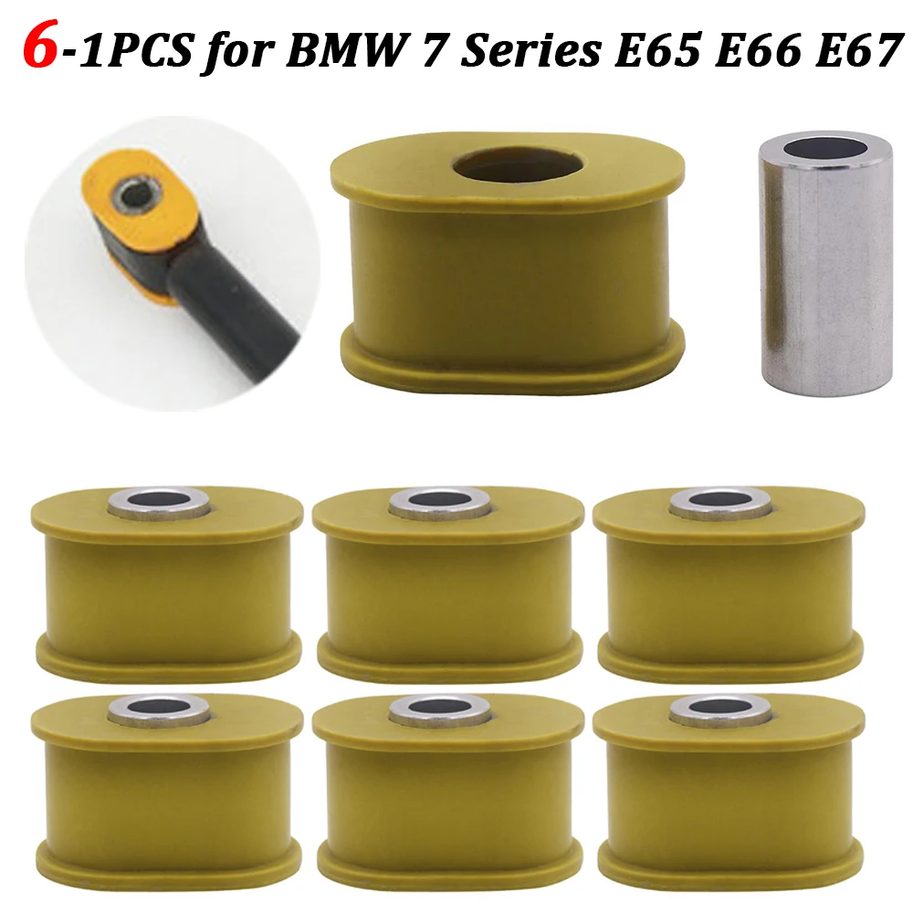 6 1PCS Car Door Brake Hinge Check Strap Replacement Rubber Bush ...