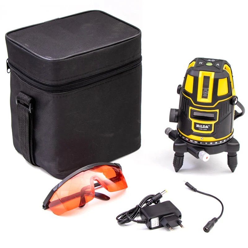 5-line-laser-level-high-precision-green-light-engineering-surveying ...