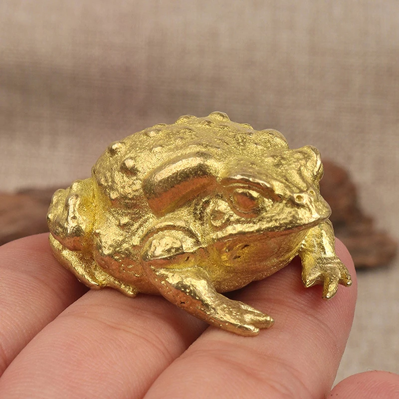 Feng-Shui-Brass-Toad-Money-LUCKY-Fortune-Wealth-Chinese-Frog-Toad-Pi ...