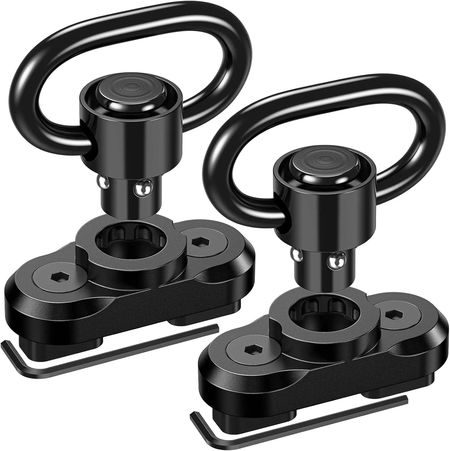 QD-M-LOK-Sling-Swivel-Adapter-Rail-Mount-SLING-Buckle-Metal-Strap-Loop ...