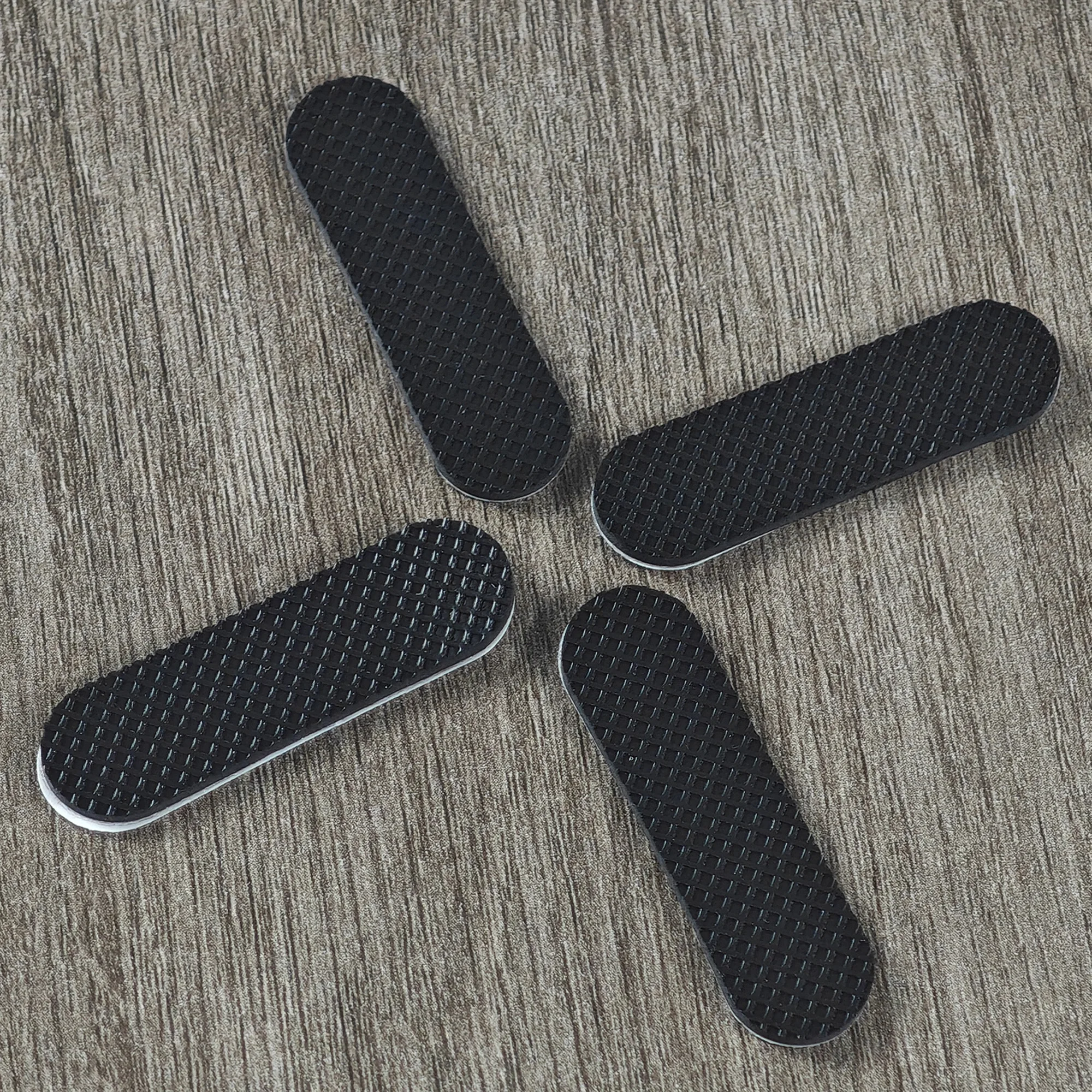4pcs Black rubber feet Thickness 1.8mm Anti-slip self-adhesive silicone ...