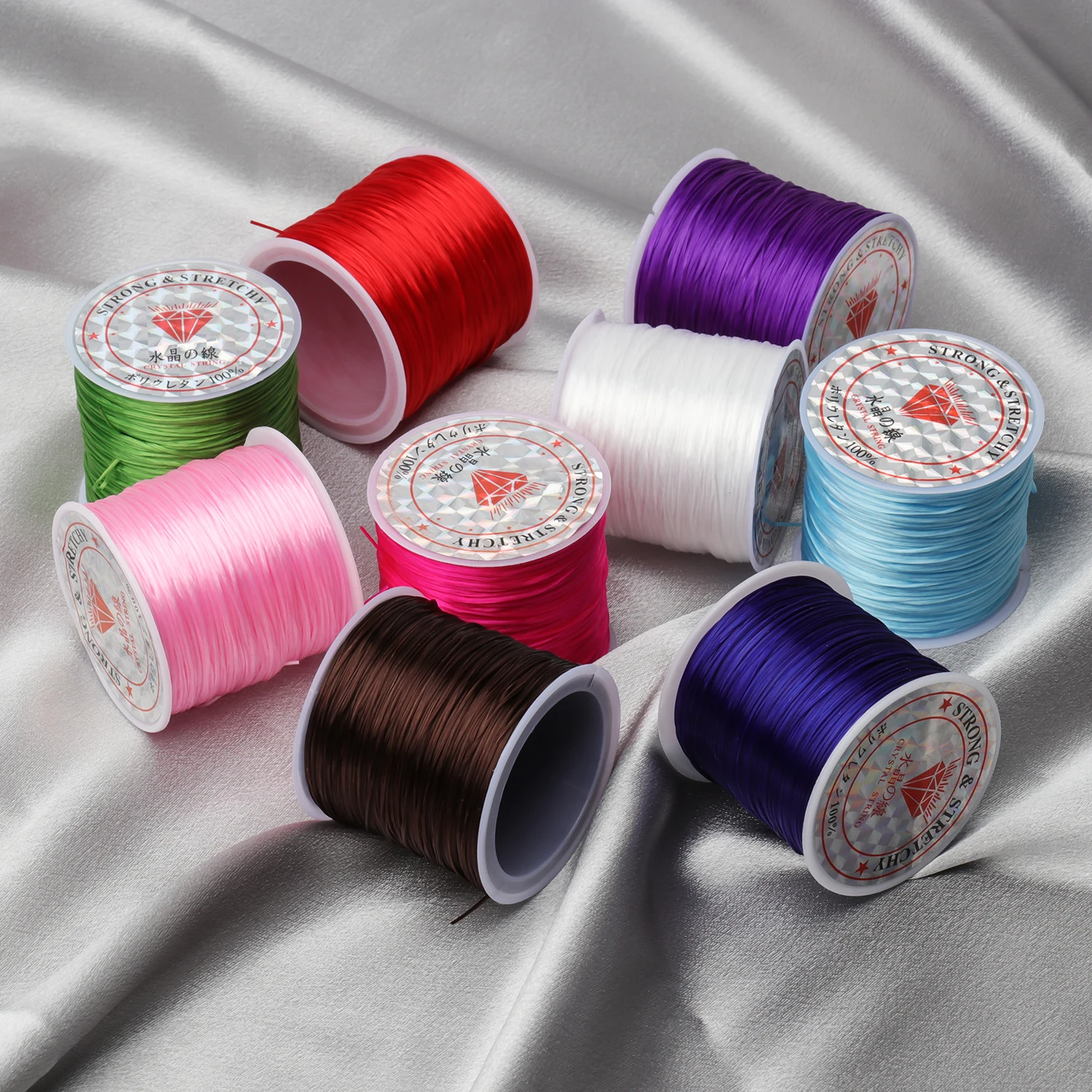 wholesale-60Meters-Roll-0-6mm-Width-Elastic-Rope-Stretch-Beading-Wire ...
