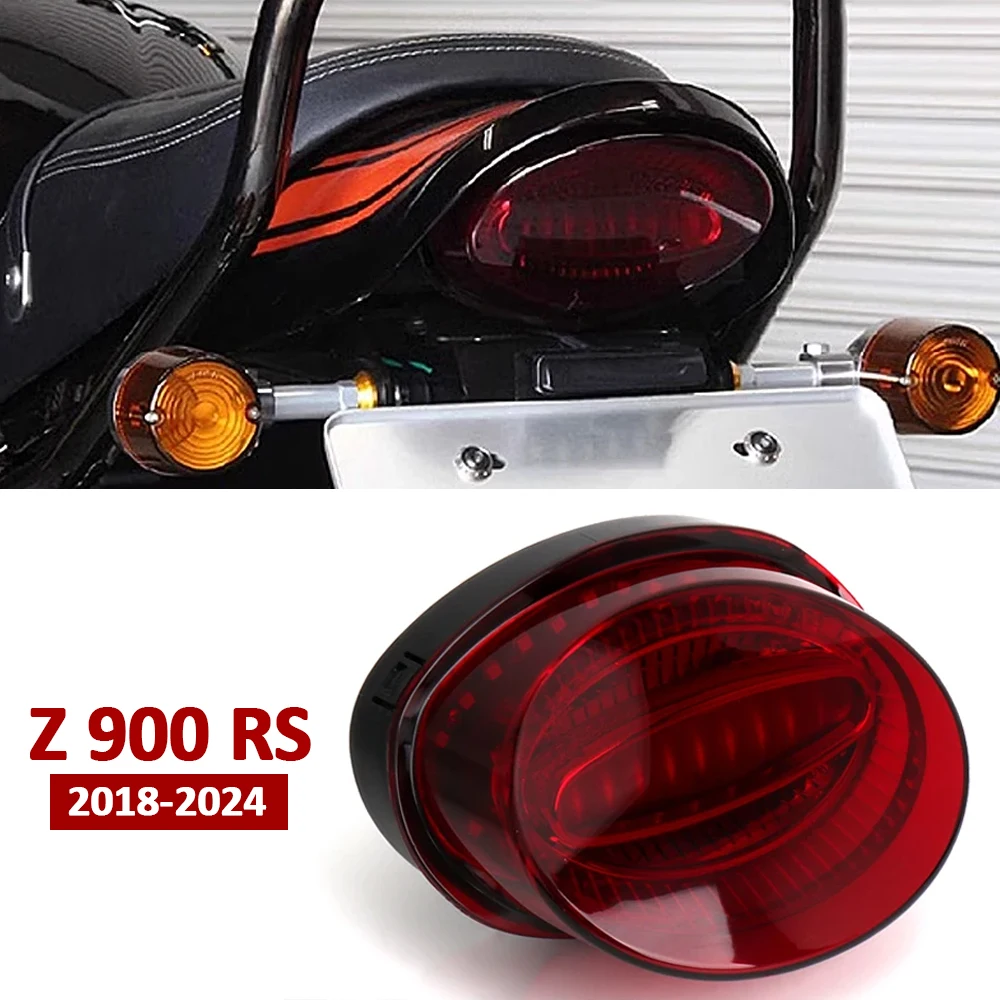 New Motorcycle Rear Tail Light LED Brake Running Red Smoke Lamp ...