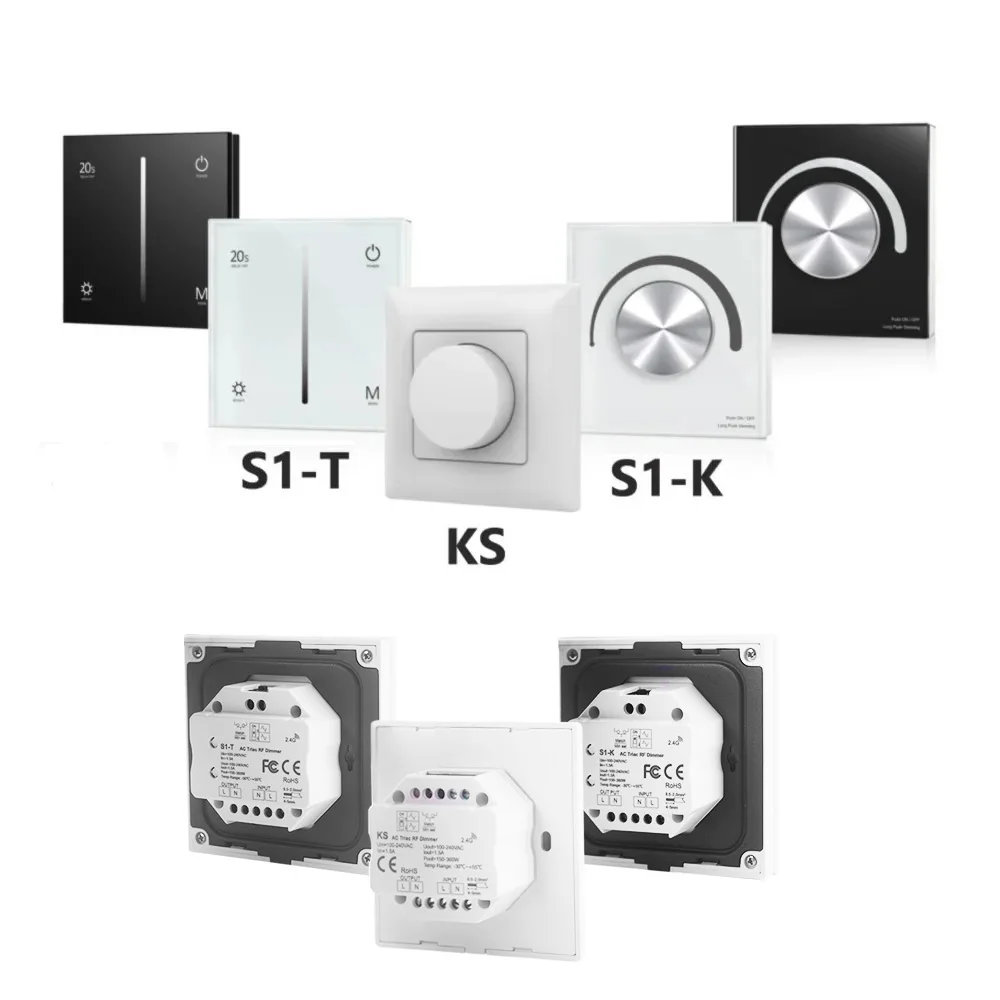 Triac-LED-Dimmer-220V-230V-110V-AC-2-4G-4-Zone-Wireless-RF-Remote ...