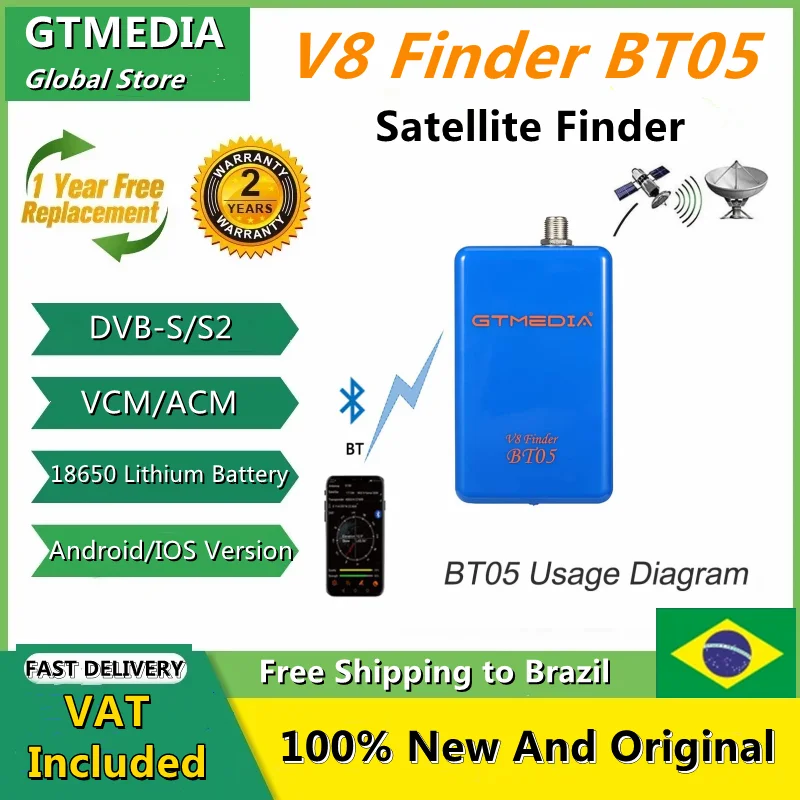 Gtmedia-v8-finder-bt05-localizador-sat-lite-digital-DVB-S-s2-1080p ...
