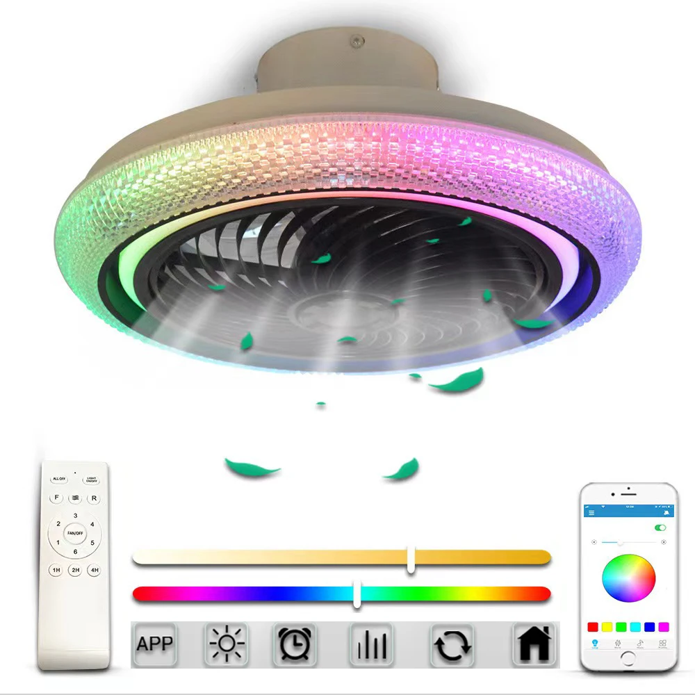 200W-LED-Ceiling-Light-RGB-Lighting-APP-WIFI-bluetooth-Music-Speaker ...