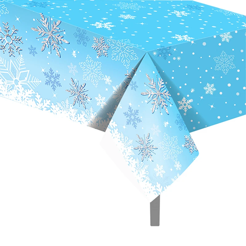 Frozen-Snowflake-Disposable-Party-Tablecloth-Snow-Ice-Freeze-Theme ...