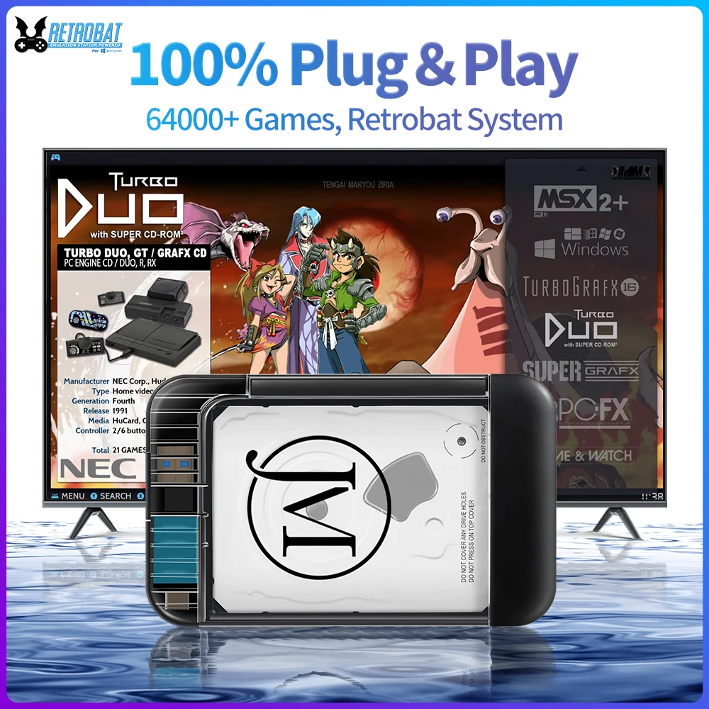 RETROBAT-Consoles-HDD-port-teis-para-jogos-500G-70-emuladores-64000 ...