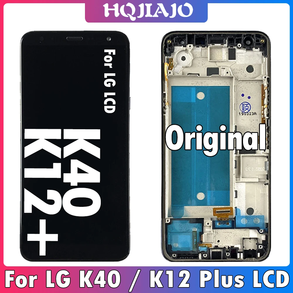 5.7" Original For LG K40 LCD LMX420 LMX420EMW LM-X420 Display Touch Screen Digitizer For LG K12 ...