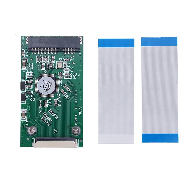 mSATA SSD to CE ZIF Adapter Mini PCI-E mSATA SSD to 40Pin 1.8" CE (ZIF ...