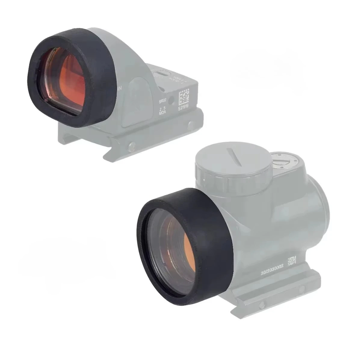 Tactical Red Dot Sight Rubber Lens Cover Cap Guard Protector For ...