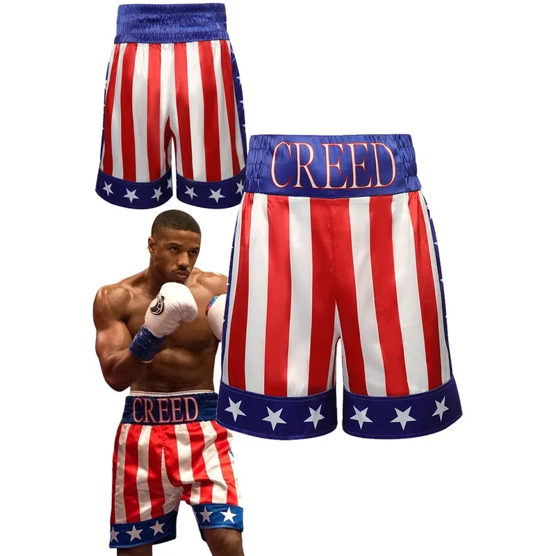 Adonis-Creed-Cosplay-Boxing-Shorts-Men-Costume-Movie-Creed-III-Roleplay ...