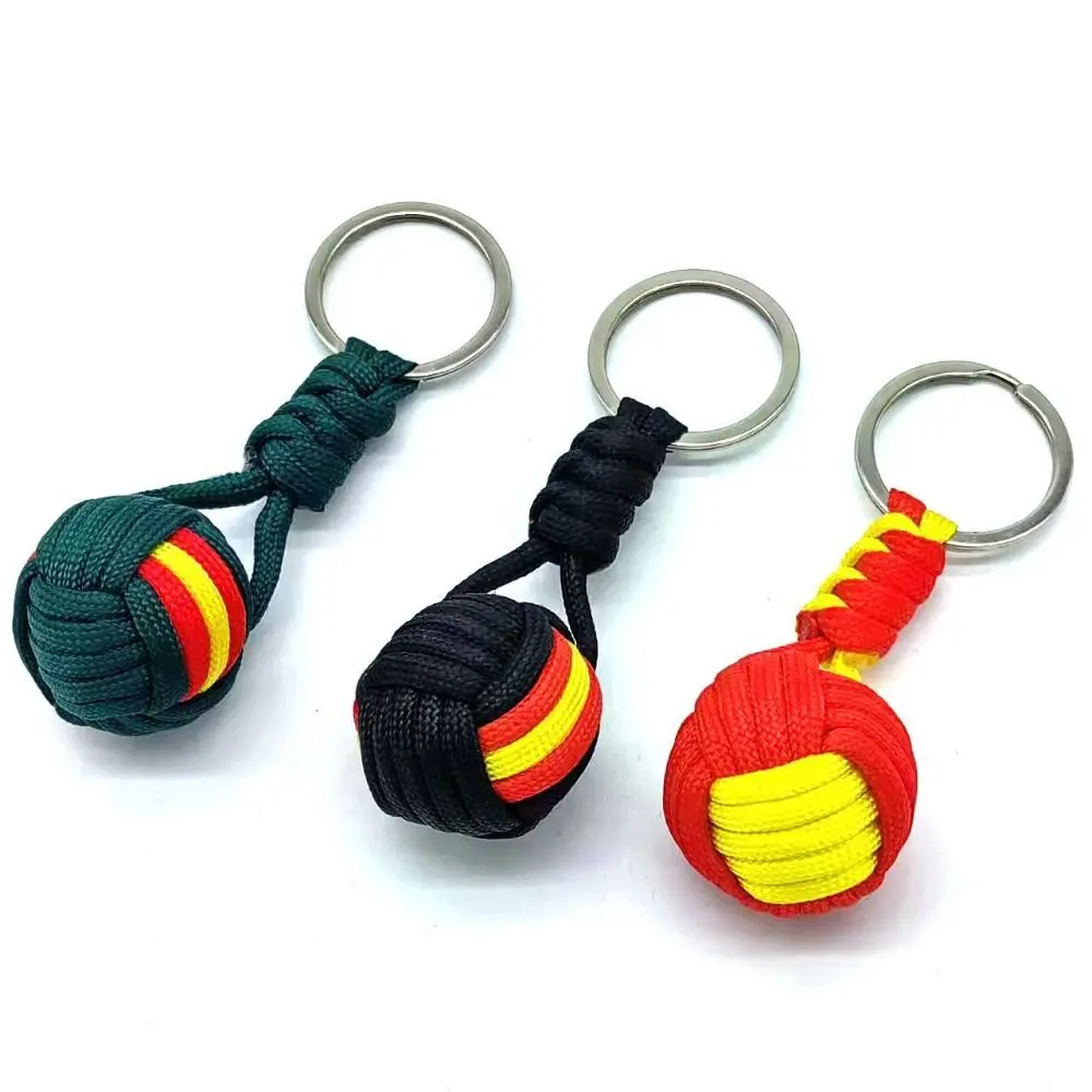 Key Chain Parachute Rope Cord Lanyard Keychain Survival Tool Ball ...