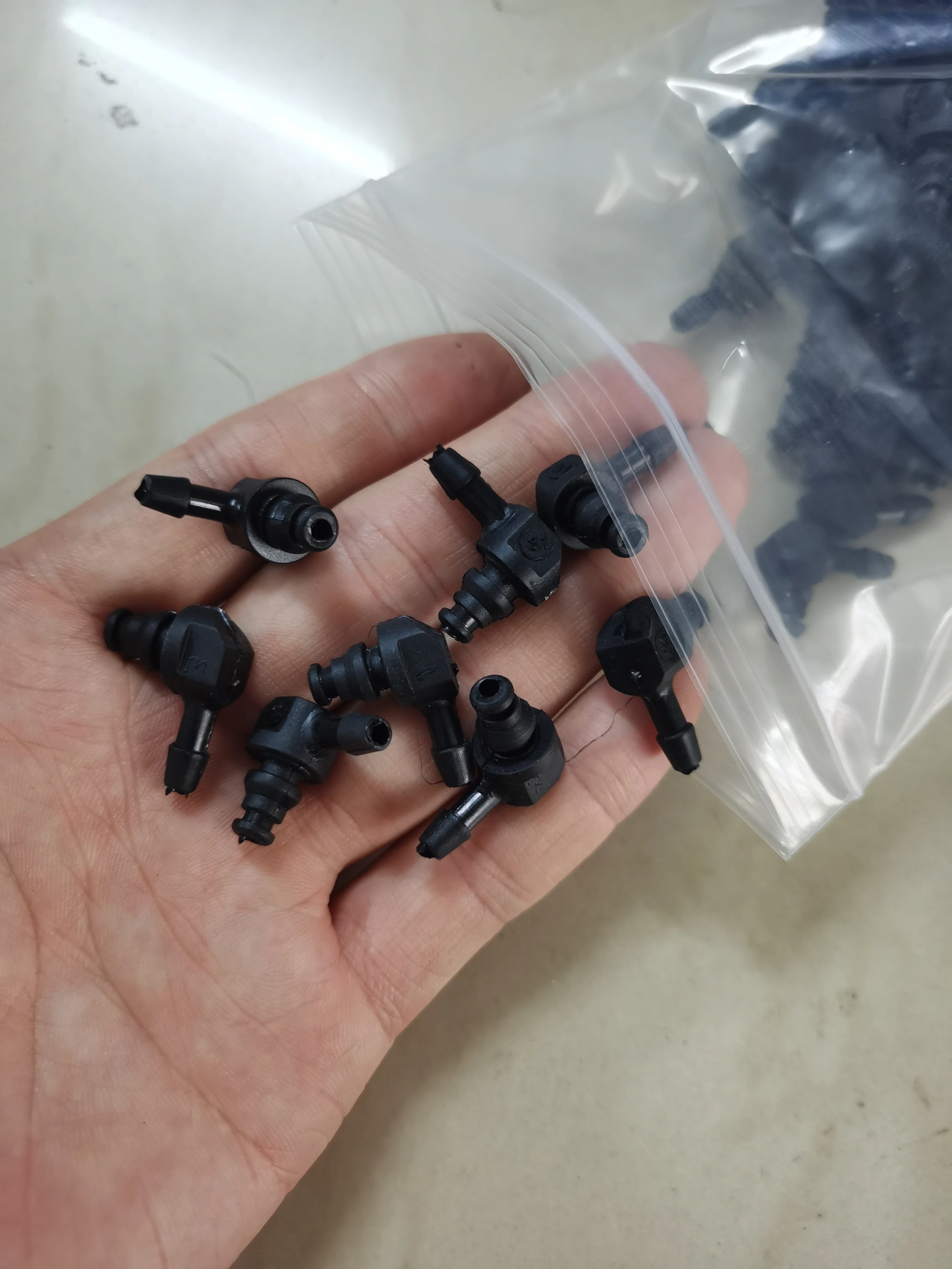 100PCS-Water-Hose-Connector-Tube-Pipe-Fitting-Splitter-Control-Valve ...