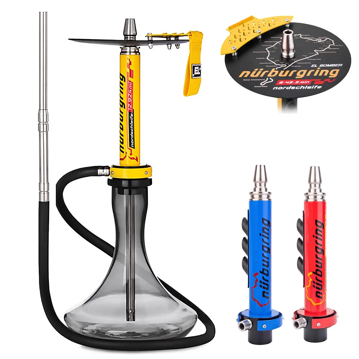 Luxury-Stainless-Steel-hookah-Set-Gift-Packing-European-Style-Race ...