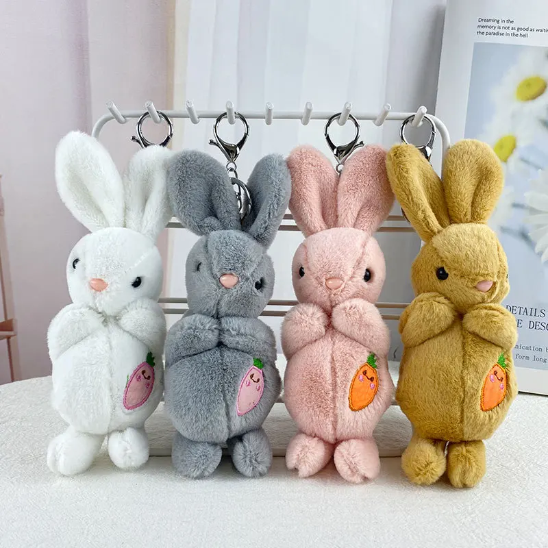 Linda muñeca de conejo de peluche, Animal de peluche, colgante de ...