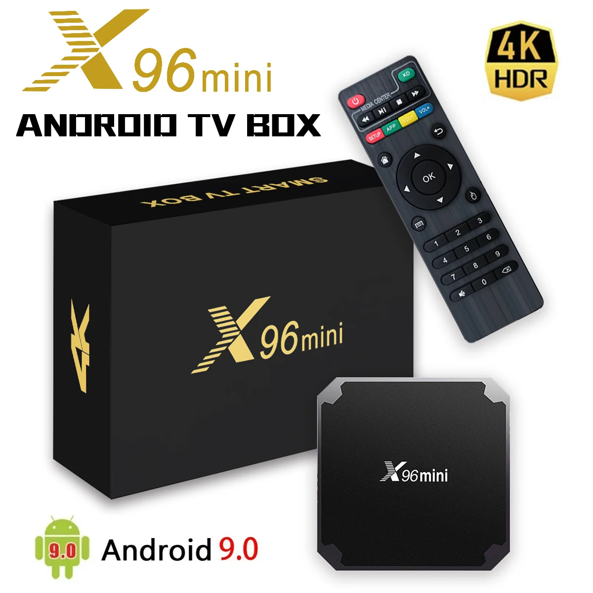 X96mini-Smart-Android-TV-BOX-Amlogic-S905W-Android-9-0-4K-HD-LAN-100M ...