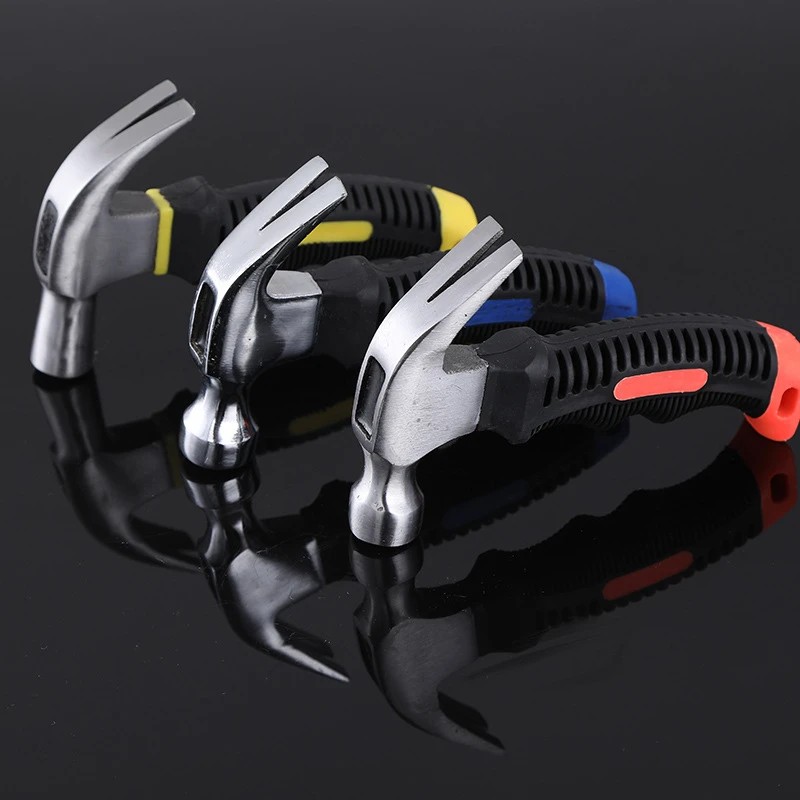 Herramientas de Hardware para el hogar, mango de goma, Mini martillo ...