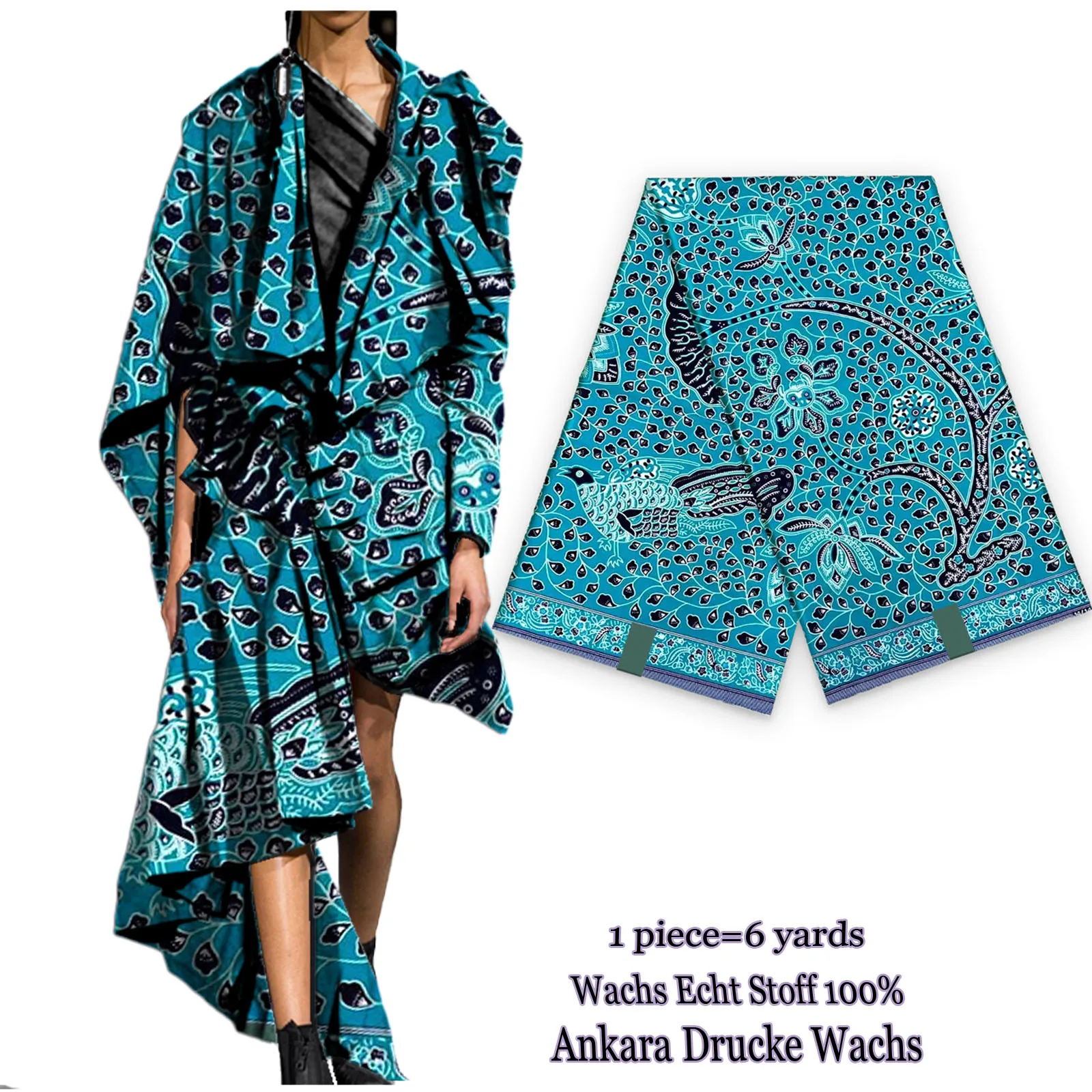 Top-Sale-Real-Wax-African-Prints-Fabric-Sewing-Garment-Craft-Textile ...