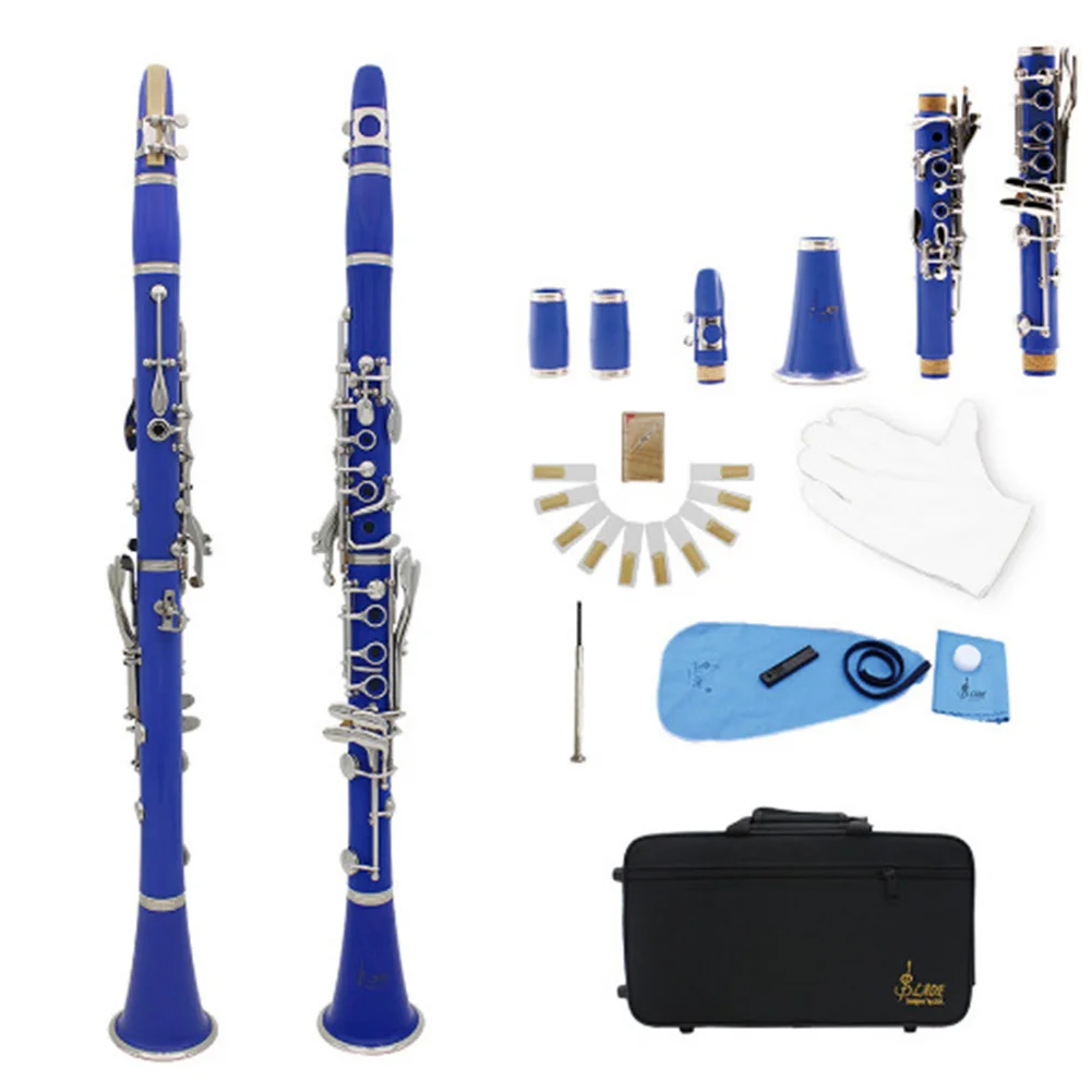 Blue Clarinet Instrument