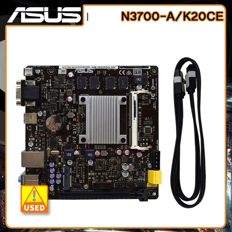 Asus Mini Itx Moederbord N3700 A/K20CE Dp Mb DDR3 2G Ihynix Amd ...