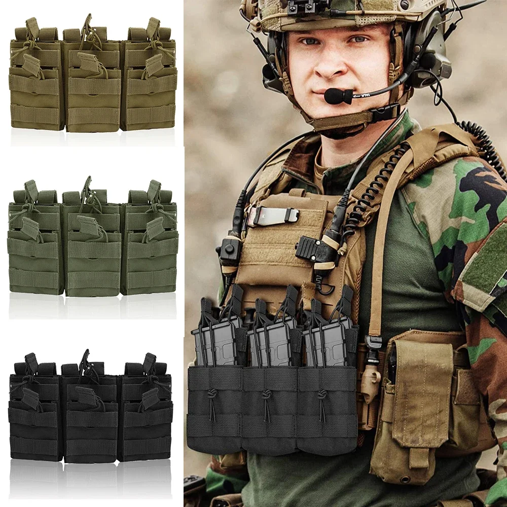 Tactical-Molle-Pouch-Triple-Magazine-Pouch-Double-Layer-Mag-Pouches ...