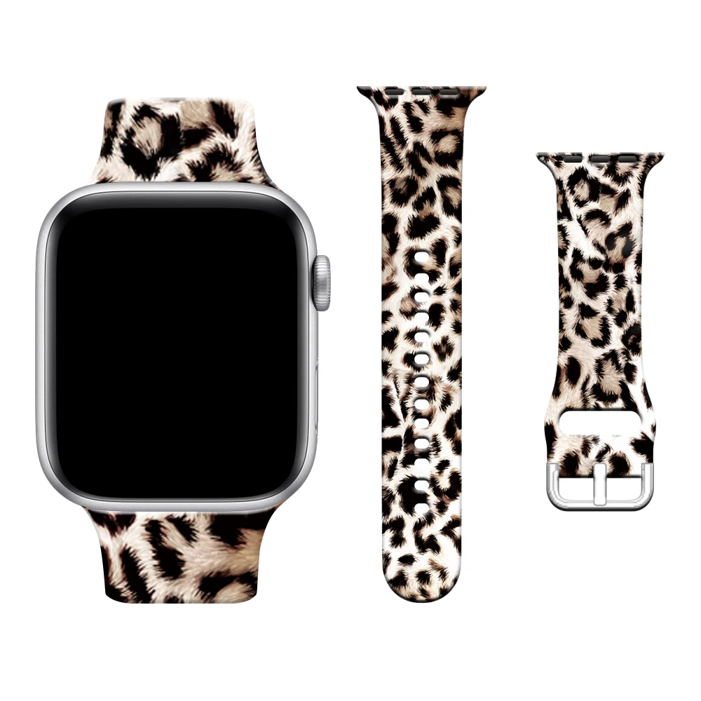 Leopard-Silicone-Strap-for-Apple-Watch-Band-45mm-41mm-49mm-44mm ...