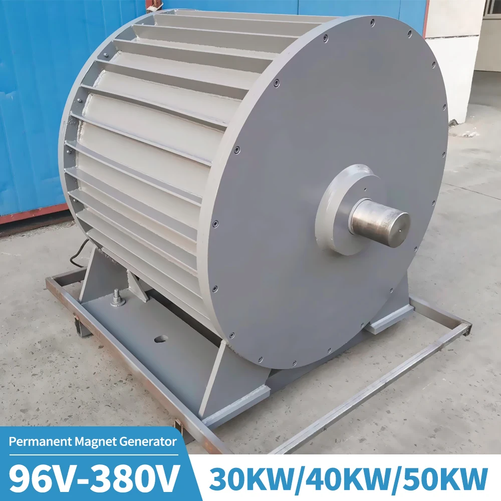 50KW-Low-Speed-380V-440V-Gearless-Permanent-Magnet-Generator-AC ...