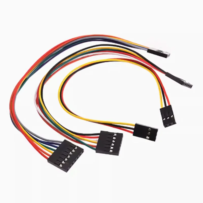 10pcs 2.54MM Dupont Wire Line Female To Female 1P 2P 3P 4P 5P 6P 7P 8P ...