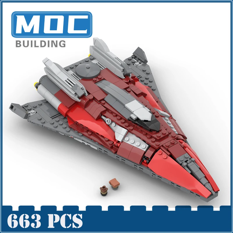Famous Game Cobras Spaceship MOC Krait mk II Building Block Kit Fer-De ...