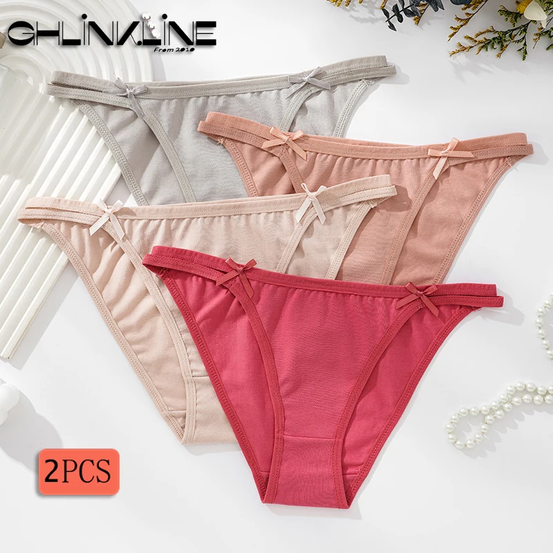 2Pcs-Women-Panties-Seamless-Briefs-Female-Underwear-Low-Rise-Underpants ...