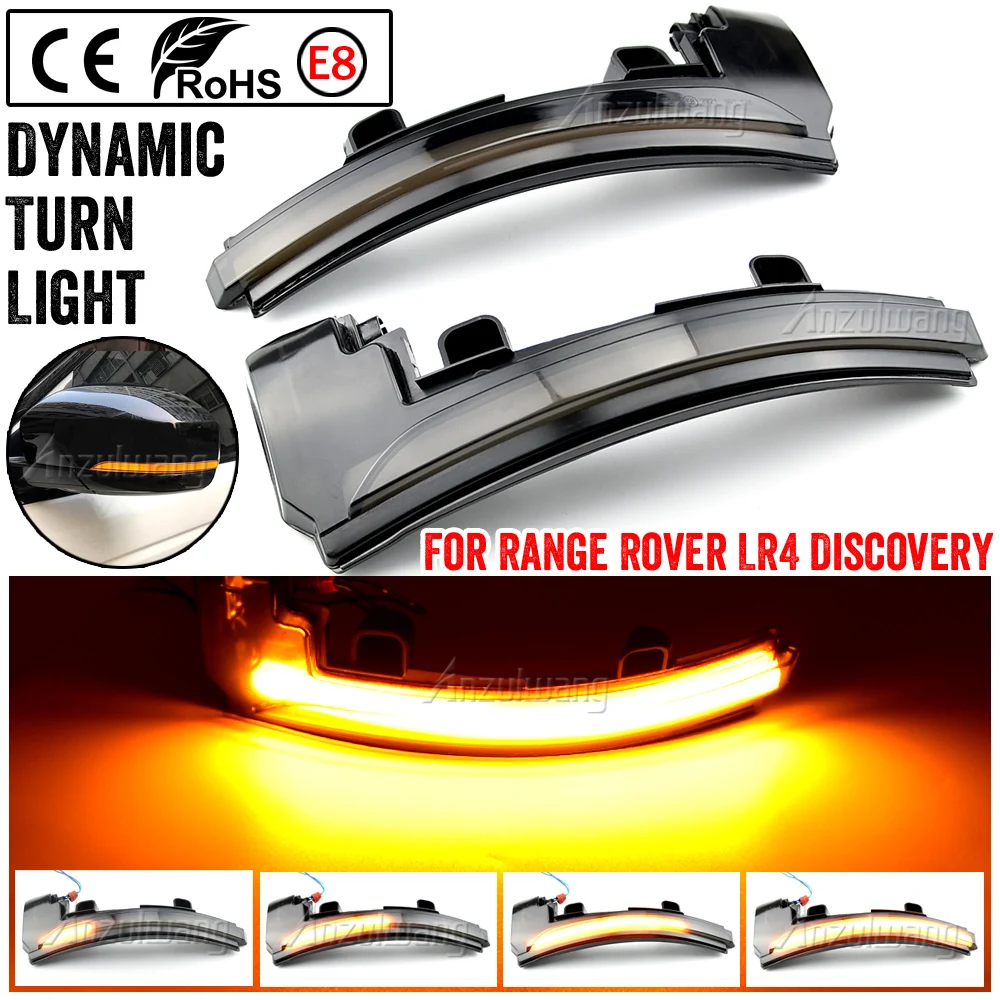 Dynamic Blinker Led Turn Signal Light For Land Rover Lr4 Discovery ...