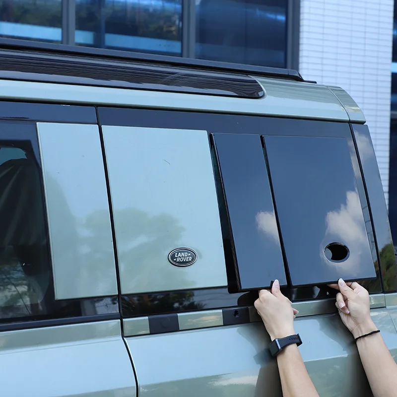 ABS-Carbon-Fiber-Black-For-Land-Rover-Defender-110-130-2020-2024-Car ...