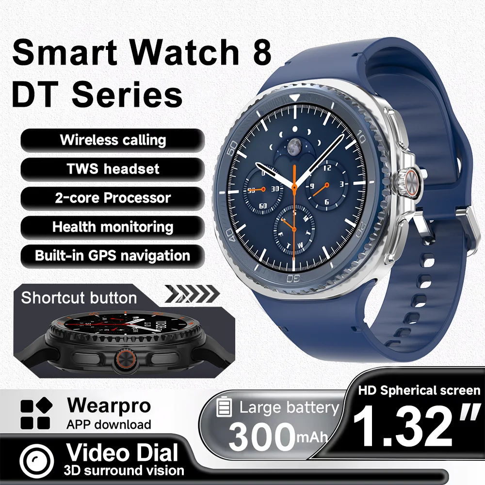 2026 DT Watch 8 Ultra GPS Track Smart Watch Support Korean Sport Heart ...