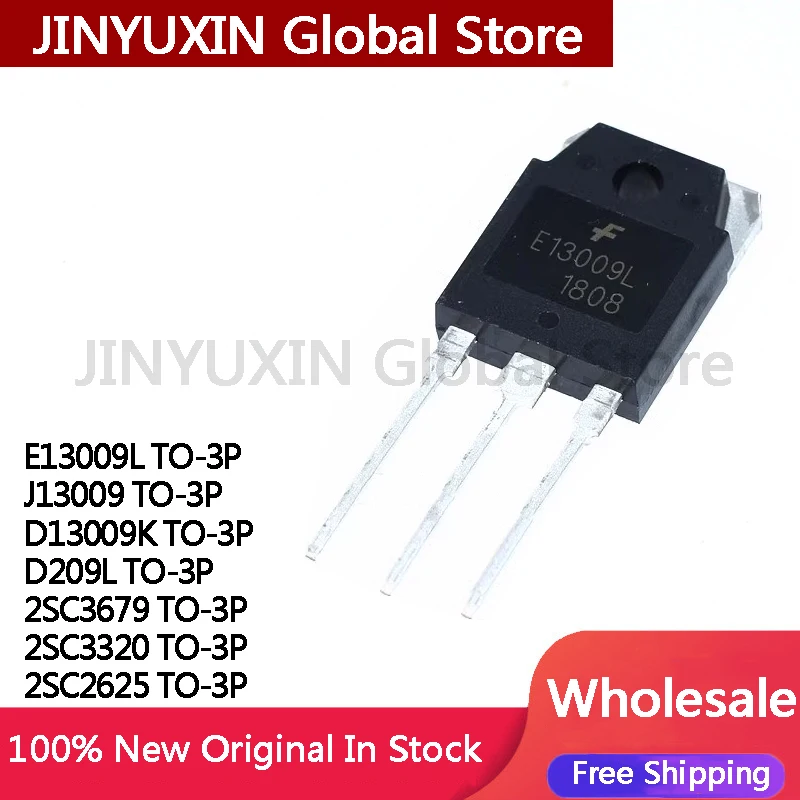 10Pcs-Transistor-13009-J13009-MJE13009-2SC2625-E13009L-2SC3679-2SD209 ...