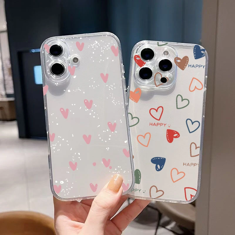Sweet Love Hearts Pattern Cases For Huawei Honor X6C X9D X7D X9A X7A ...